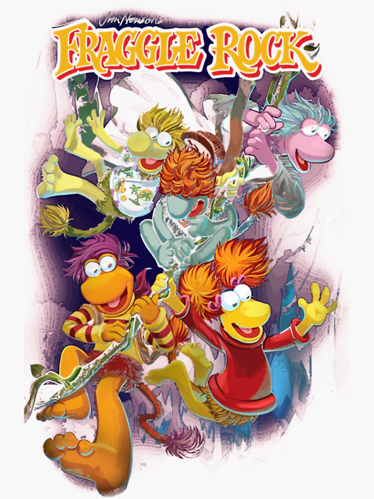 "Fraggle Rock " Sticker for Sale by LenoraWhite | Redbubble