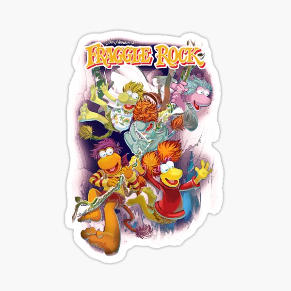 "Fraggle Rock " Sticker for Sale by LenoraWhite | Redbubble