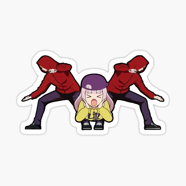 "MC miyuki and Fujiwara chika rapping kaguya sama Season " Sticker for ...