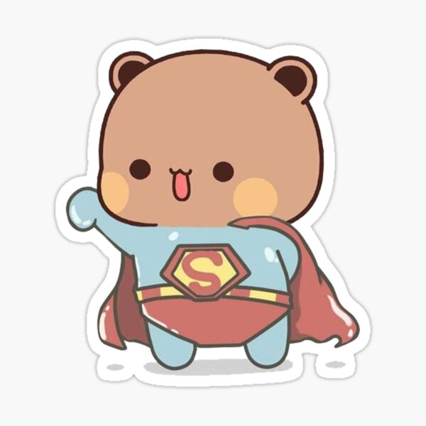 "Here Come Superhero Dudu" Sticker for Sale by gingersweet | Redbubble