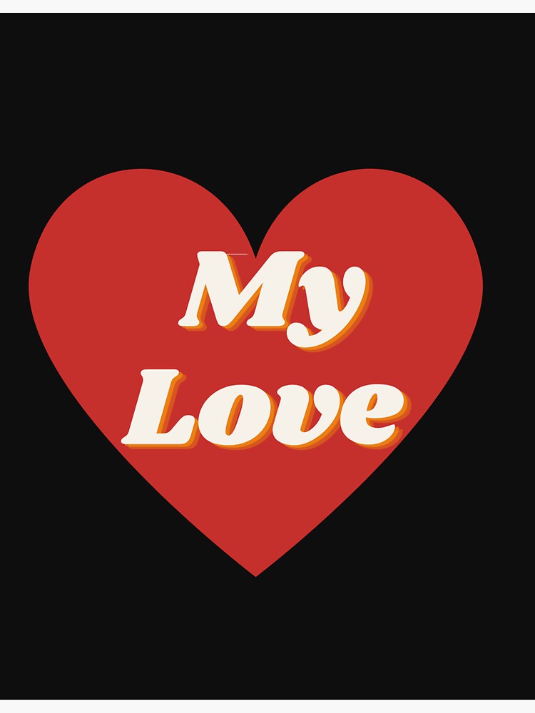 "loving hart and happy life" Sticker for Sale by BubbleDishing | Redbubble