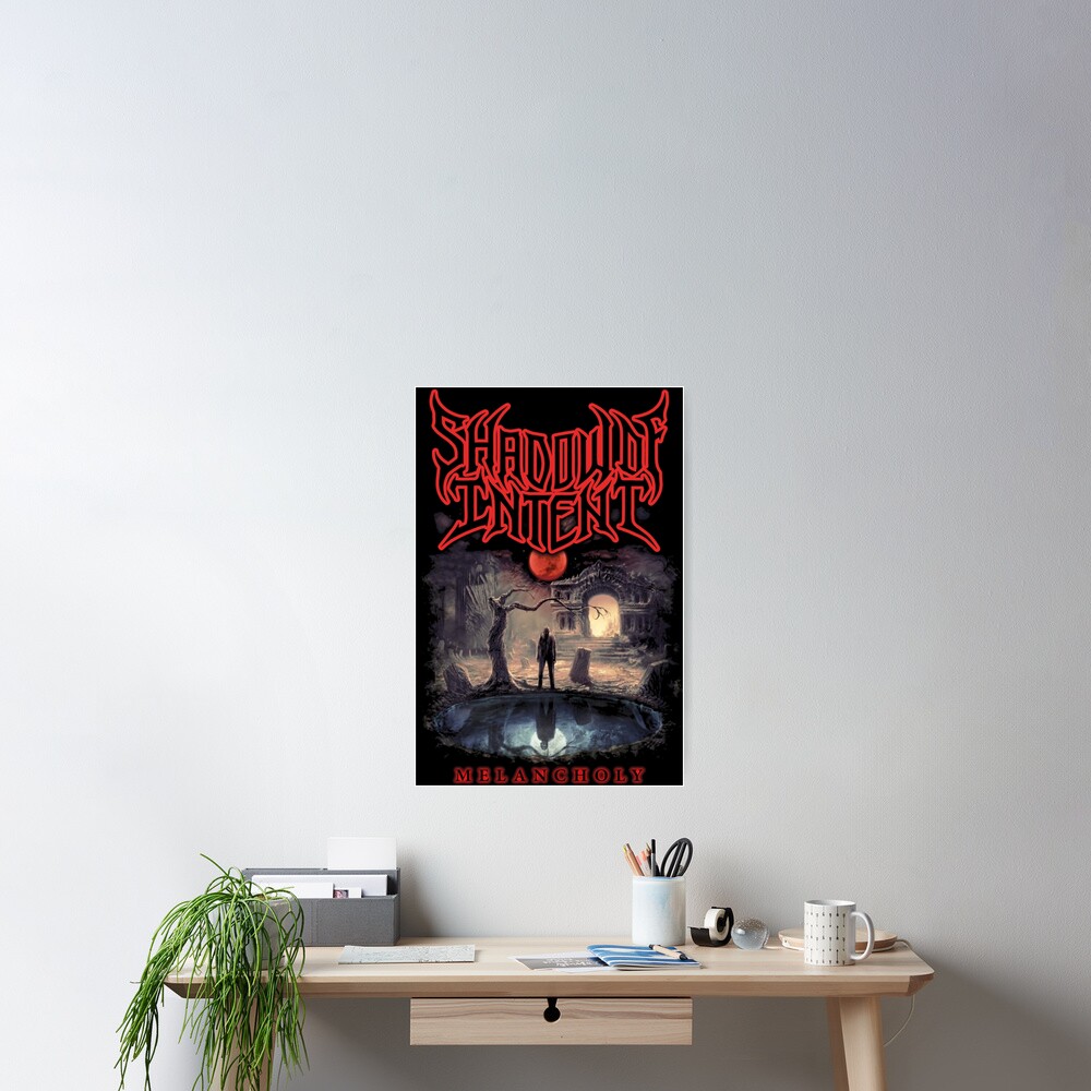 "SHADOW OF INTENT BAND" Poster for Sale by probertsin | Redbubble