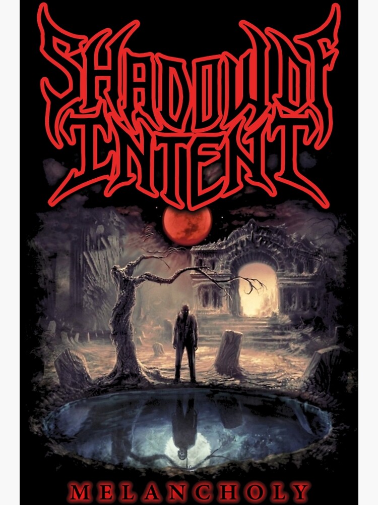 "SHADOW OF INTENT BAND" Poster for Sale by probertsin | Redbubble