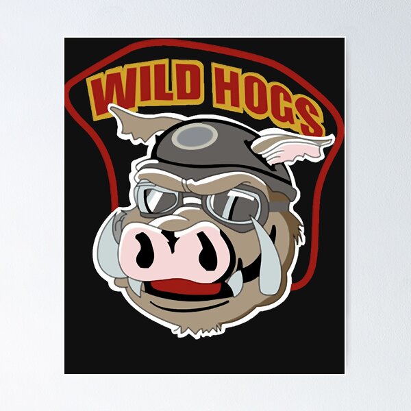"Wild hogs logo classic" Poster for Sale by IreneParson41 | Redbubble