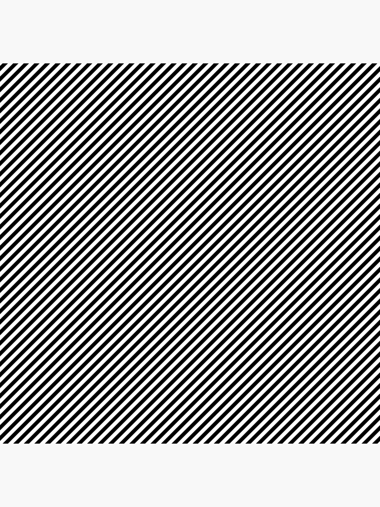 "Mini Black and White Candy Cane Stripe" Poster by podartist | Redbubble