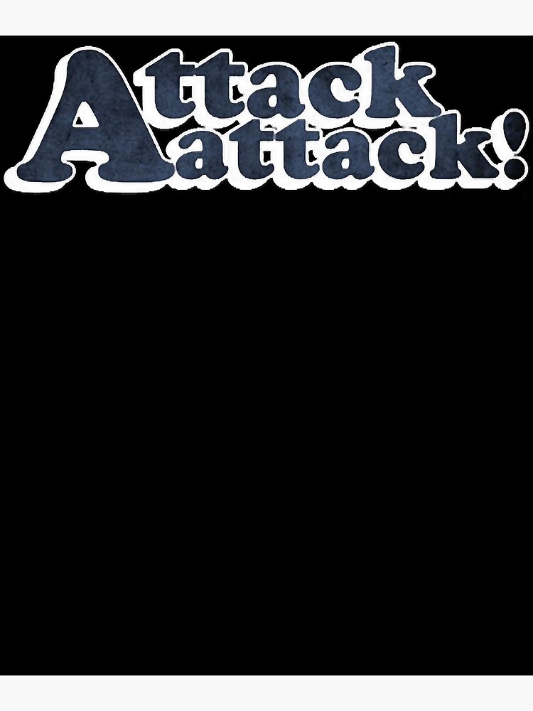 "attack attacK! logo " Art Print for Sale by Victor0Vega | Redbubble