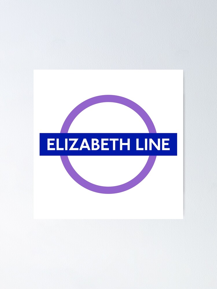 "Elizabeth Line hybrid commuter rail" Poster for Sale by pinamanna ...