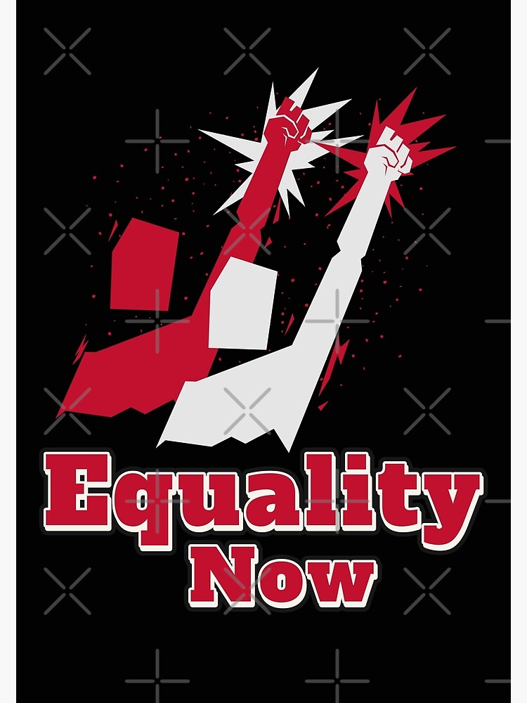 "Equality Now. Equal Rights Protest" Poster for Sale by Rebel-Design ...