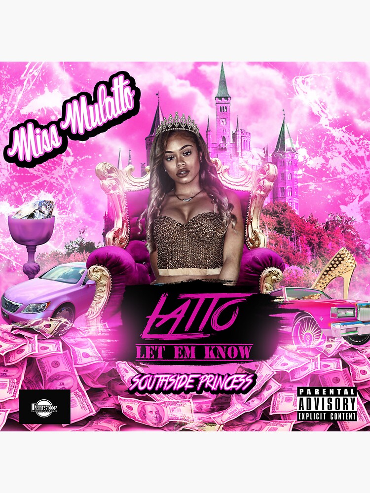 "Let Em Know Latto" Sticker for Sale by balmontipie | Redbubble