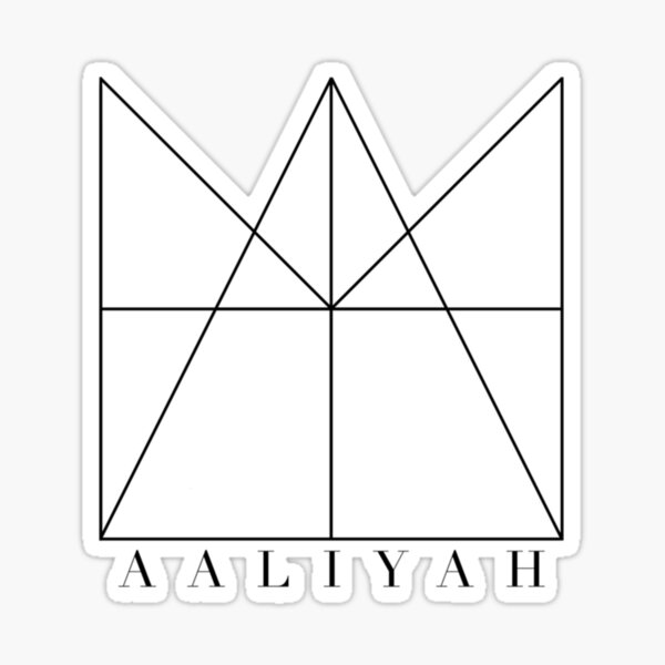"Aaliyah Name Logo " Sticker for Sale by kofmanfaelz | Redbubble