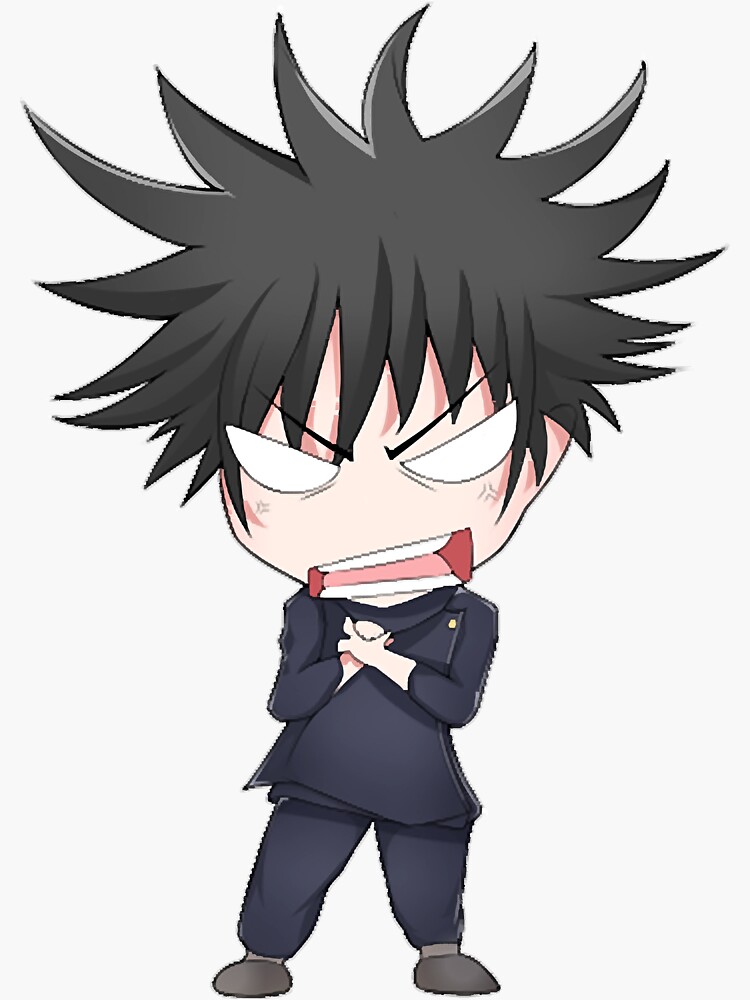 "Megumi Fushiguro Angry Joke Face Jujutsu Kaisen " Sticker for Sale by ...