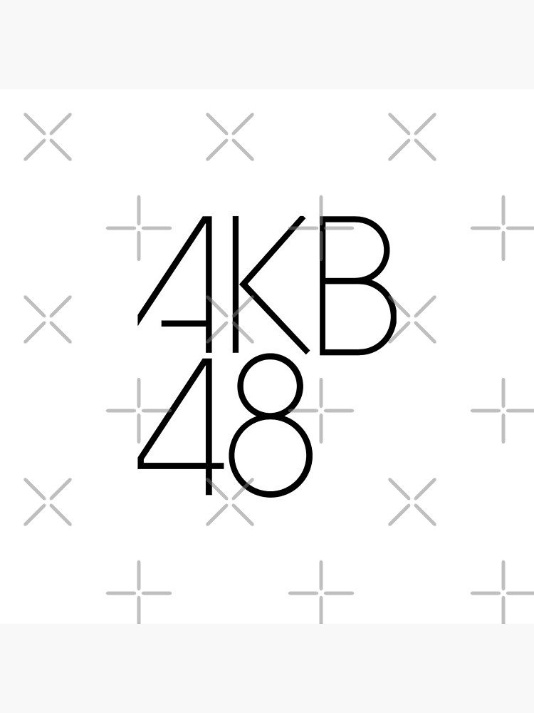 "AKB48 Logo - AKB 48 Japanese Idol Group Logo Black" Pin for Sale by ...