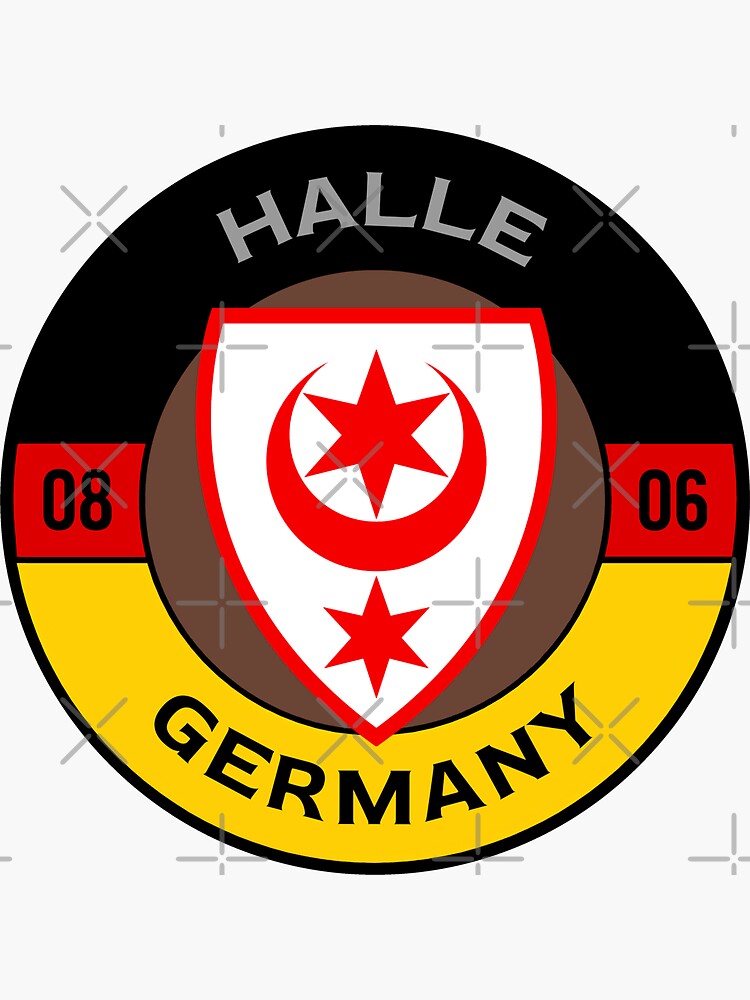 "Halle | Halle, Germany | German locations" Sticker for Sale by ...
