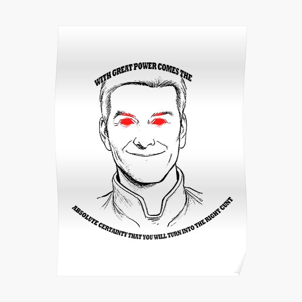 "Homelander" Poster for Sale by AubreeFashion | Redbubble