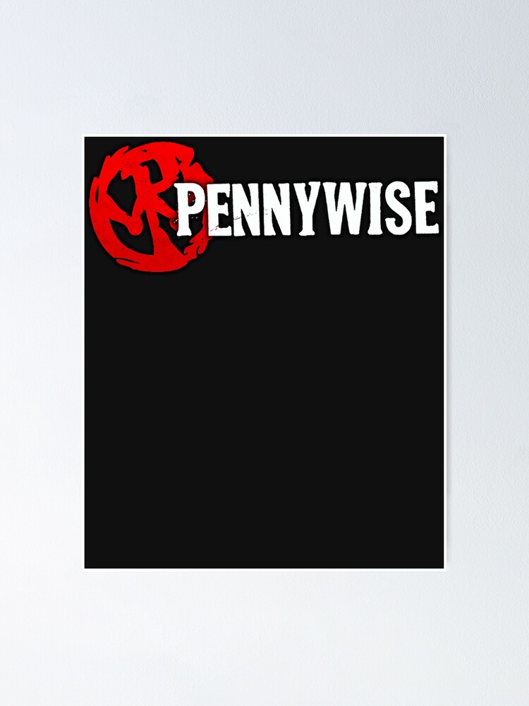 "Pennywise best logo pennywise music" Poster for Sale by CameronJoiner ...