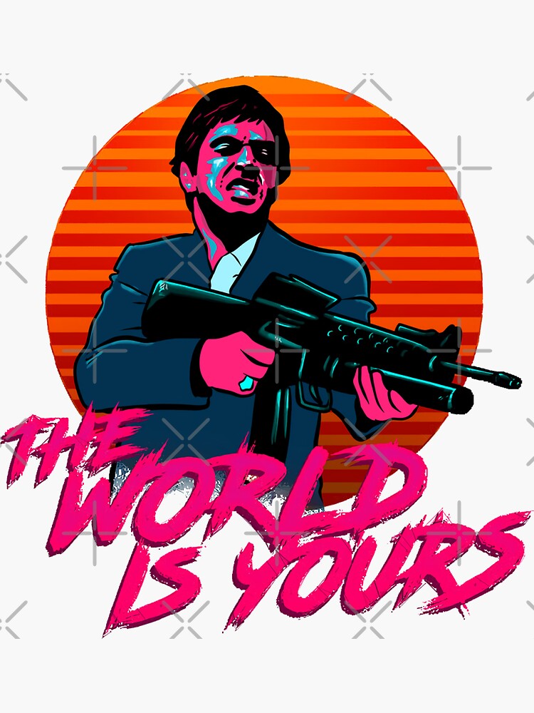 "Discover The Truth About Scarface gangster Cute Gift" Sticker for Sale ...