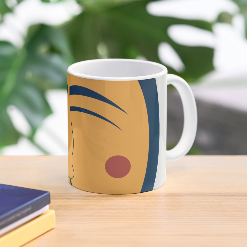 Taza de café «Máscara coreana, máscara Hahoe, máscara tradicional de ...