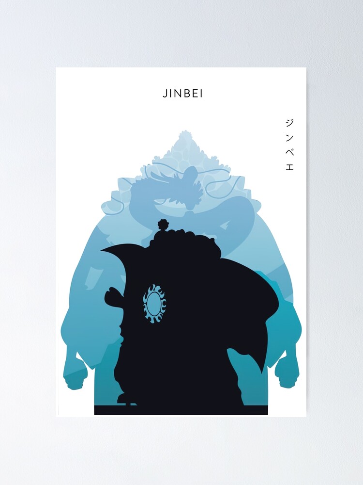 "Jinbe One Piece Minimalist" Poster for Sale by Michaelmansr572 | Redbubble