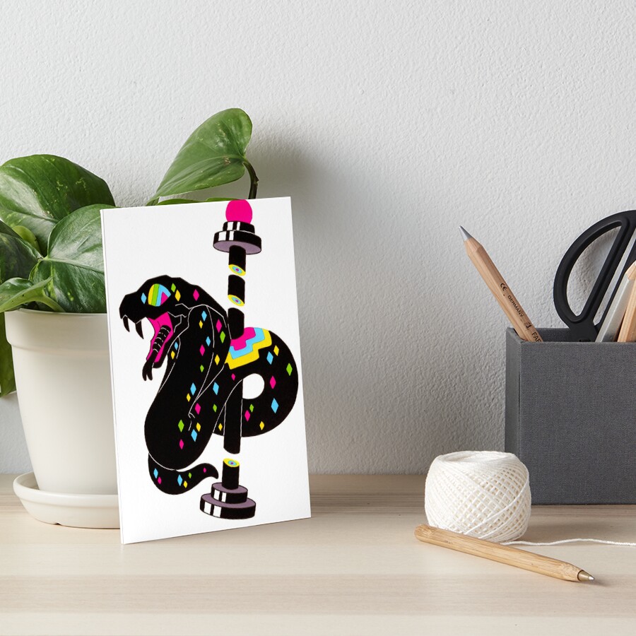 "Snake Carousel " Art Board Print for Sale by ColaCarnage | Redbubble