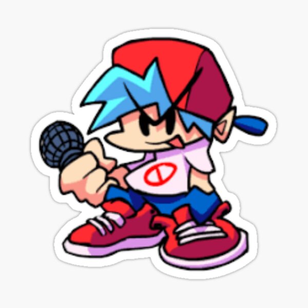 " friday night funkin" Sticker for Sale by diidou101 | Redbubble