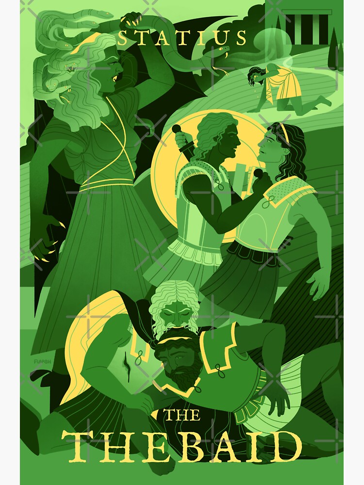 "The Thebaid" Sticker for Sale by flaroh | Redbubble