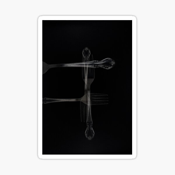"Cutlery" Sticker for Sale by silvtom | Redbubble