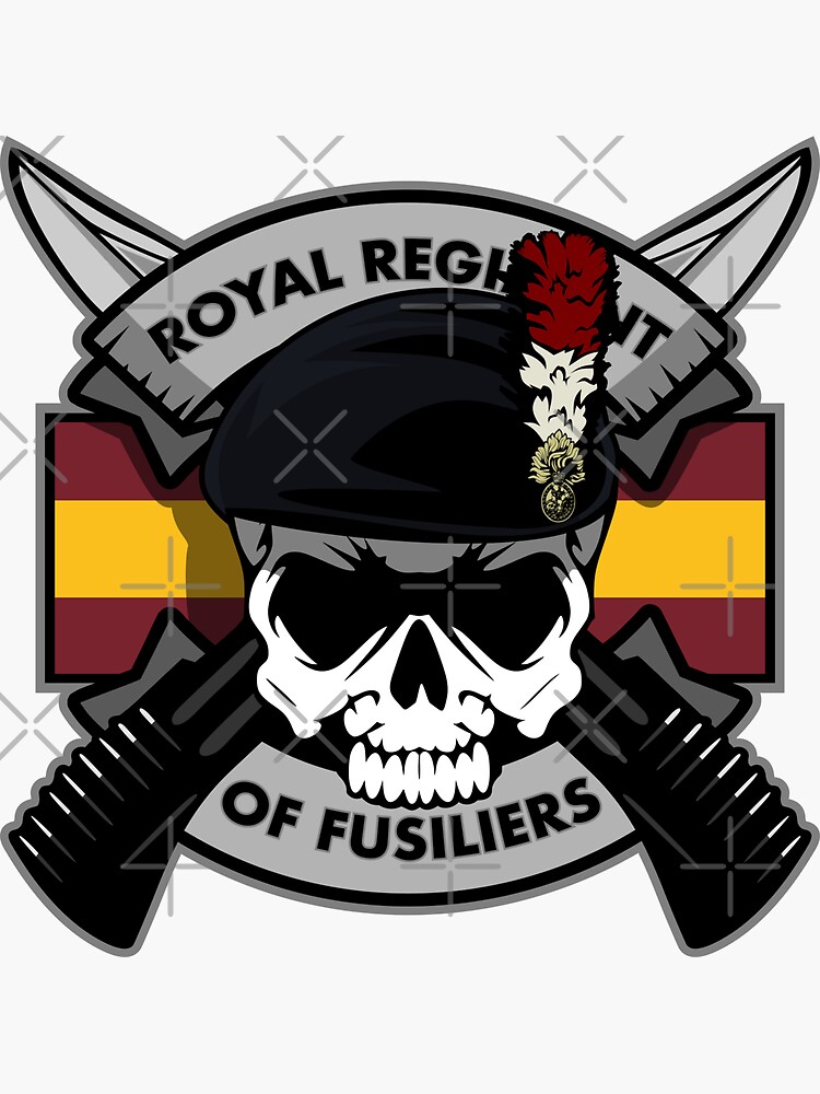 "Royal Regiment of Fusiliers" Sticker for Sale by StrongVlad | Redbubble