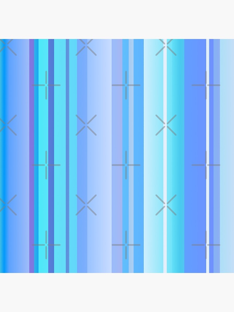 Póster «Paleta de colores azul claro a rayas | patrón de líneas de ...