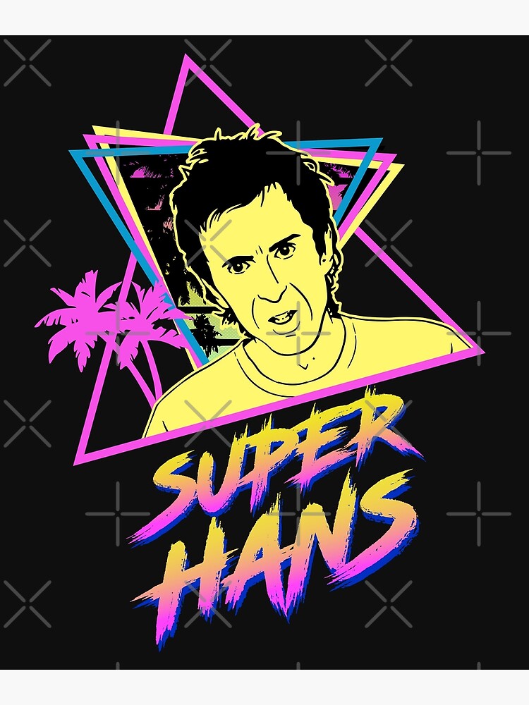 "Super Hans" Poster for Sale by comicbookdude | Redbubble