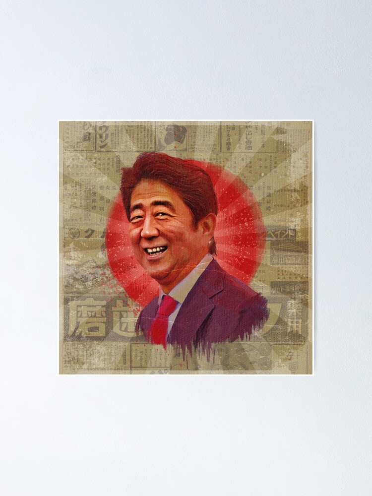 "Shinzo Abe" Poster for Sale by Chrisjeffries24 | Redbubble