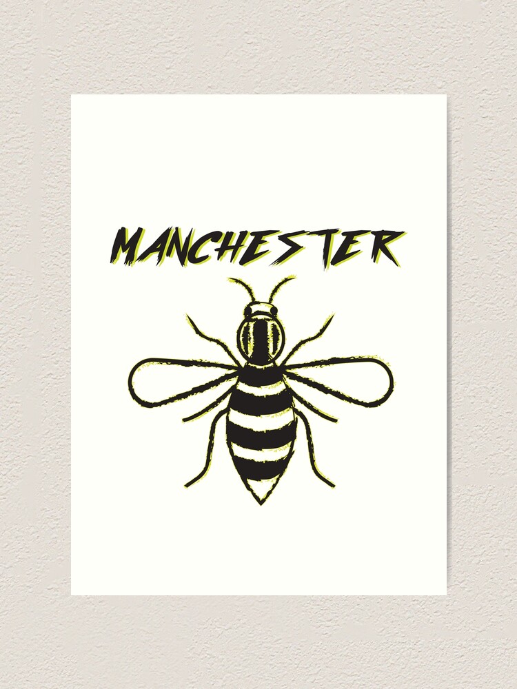 "Manchester Bee" Art Print for Sale by artpassion | Redbubble