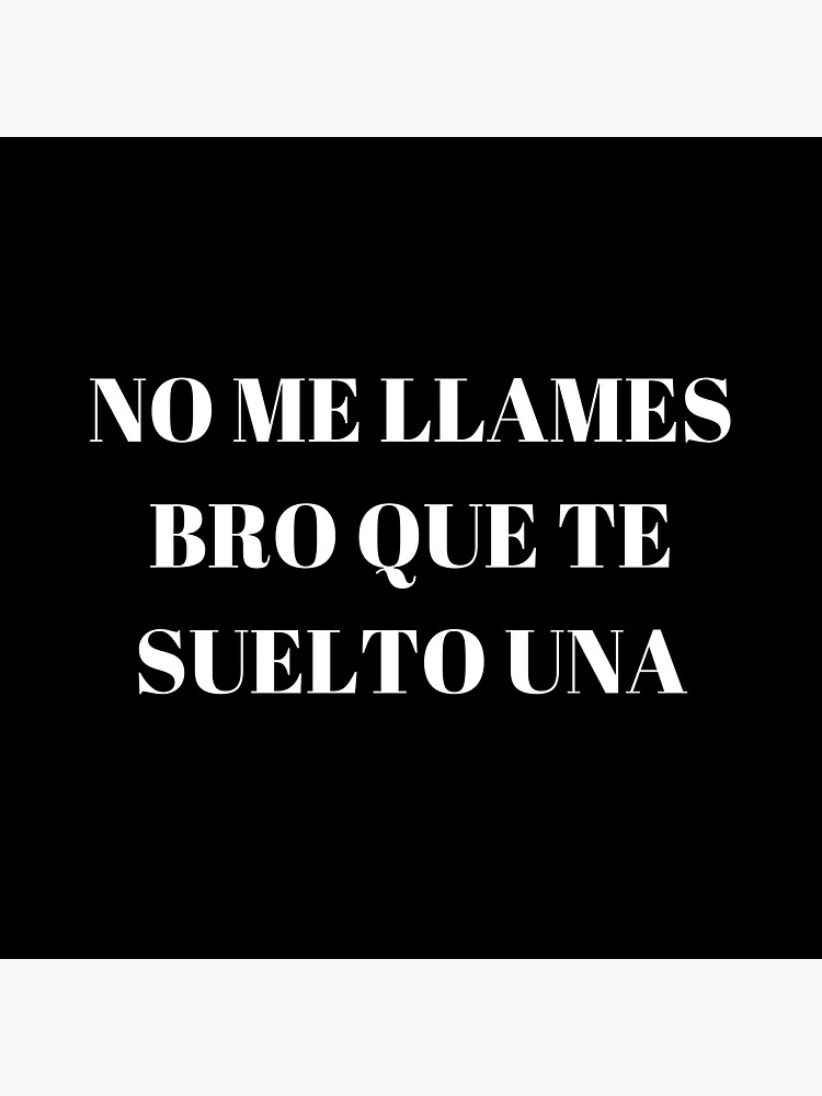 "DON'T CALL ME BRO I'LL DROP ONE" Sticker for Sale by Alexandrezorro ...