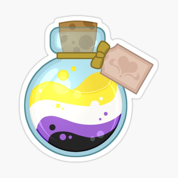 Pride Potion Nb Sticker For Sale By Dream Thunder Redbubble