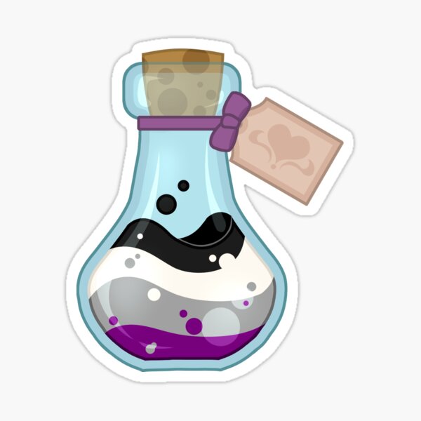 Pride Potion Asexual Sticker For Sale By Dream Thunder Redbubble