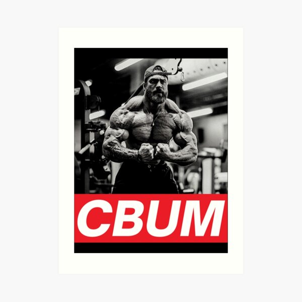 "Chris Bumstead Quote Poster Cbum Gym Motivation " Art Print for Sale ...