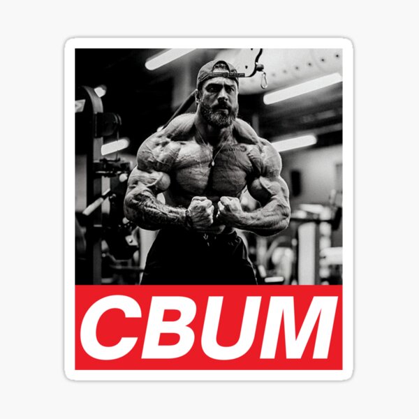 Pegatina «Cartel de la cita de Chris Bumstead Motivación del gimnasio ...