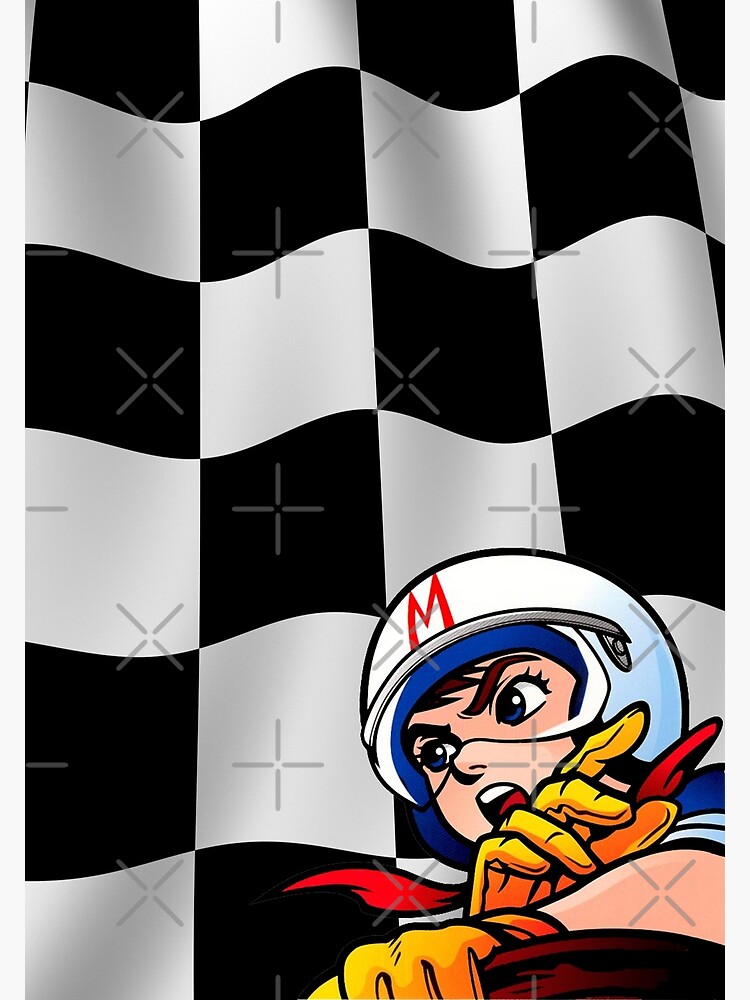 "Speed Racer Checkered Flag!" Canvas Print for Sale by drquest | Redbubble