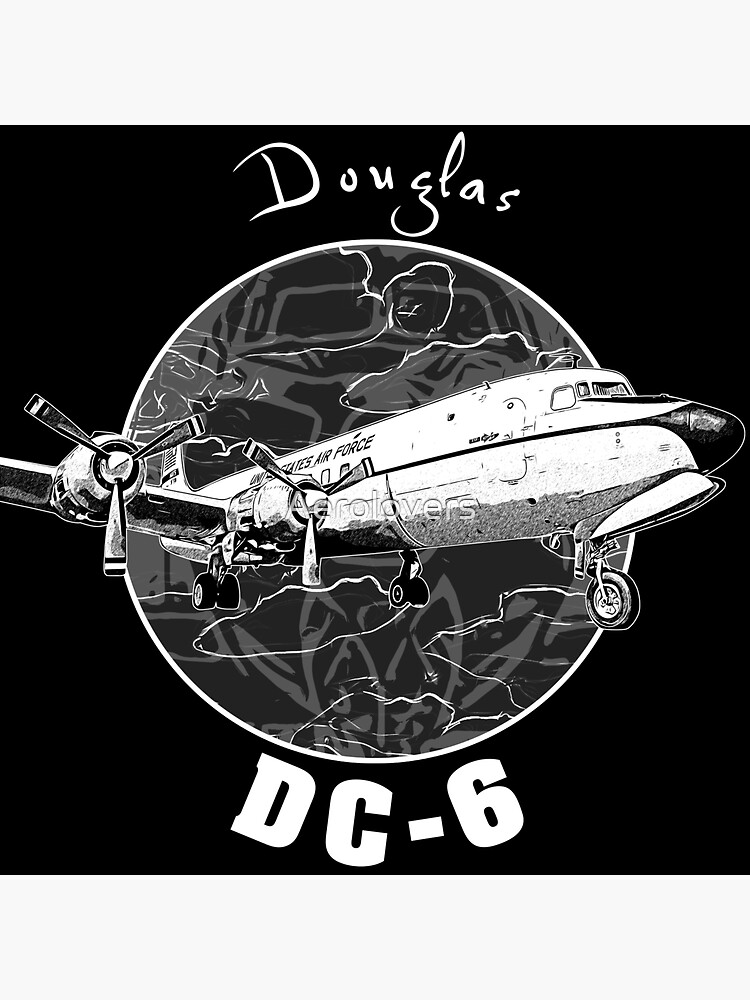 "Douglas DC-6 Aircraft" Sticker for Sale by Aerolovers | Redbubble