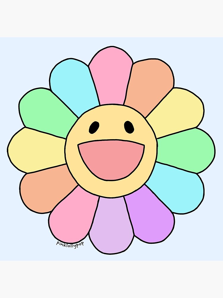 "Smiley Flower" Poster for Sale by PinkLollypop | Redbubble