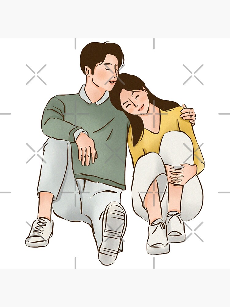 "Lovely Cople with Love" Poster for Sale by LovelyTrend | Redbubble