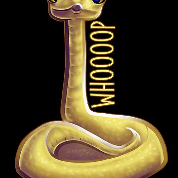 "Whooping Snake" Sticker for Sale by EvelynSaldana1 | Redbubble