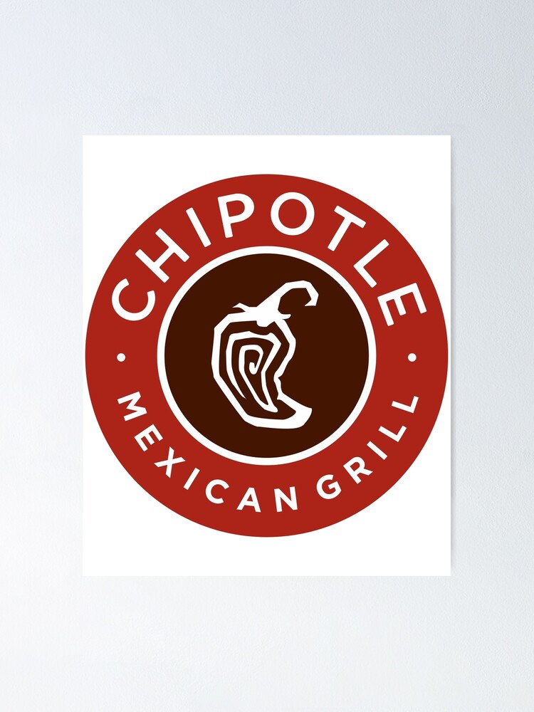 "chipotle mexican grill restaurant logo" Poster for Sale by ThiagoSl ...