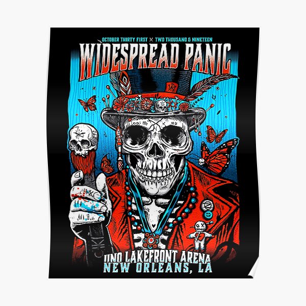 "Widespread Panic" Poster for Sale by EvelynSaldana1 | Redbubble
