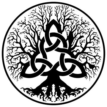 "Tree of Life | Magical Nordic Runes | Viking World Tree" Poster by ...