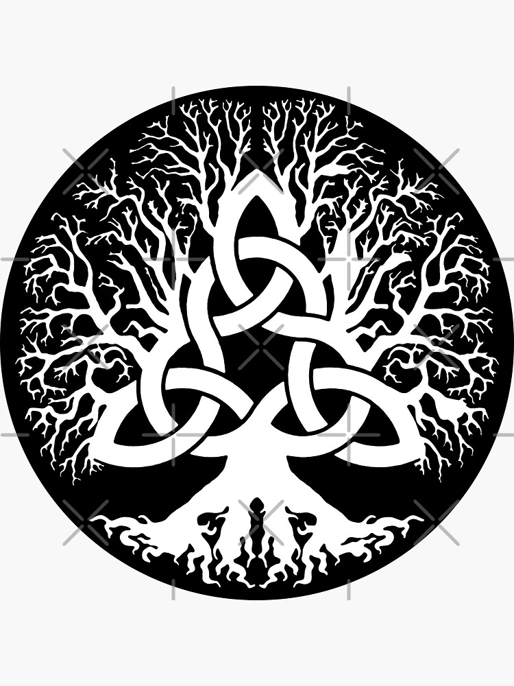 "Tree of Life | Magical Nordic Runes | Viking World Tree" Sticker for ...