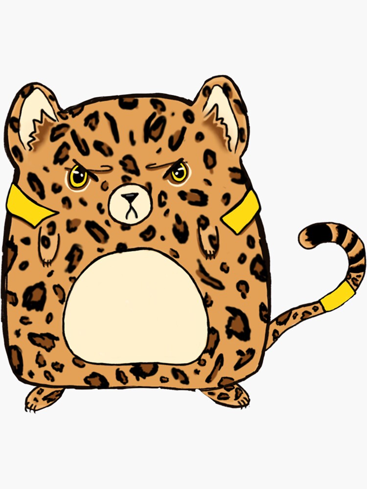 "Cute Cheetah JS " Sticker for Sale by CyberShark010 | Redbubble
