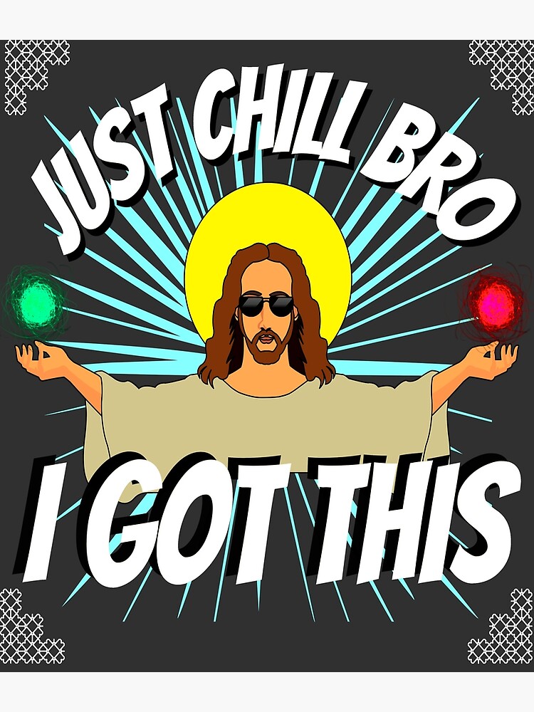 "Cool Jesus will save you" Poster for Sale by AEROSPACE-IND | Redbubble