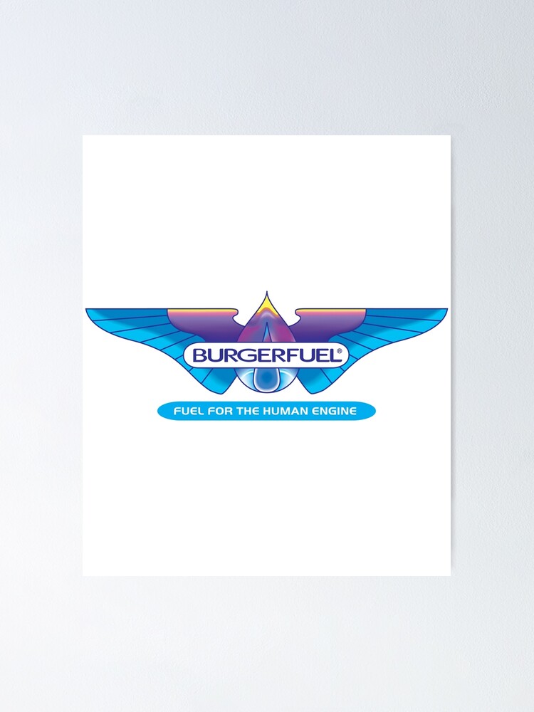 "burgerfuel restaurant logo" Poster for Sale by ThiagoSl | Redbubble