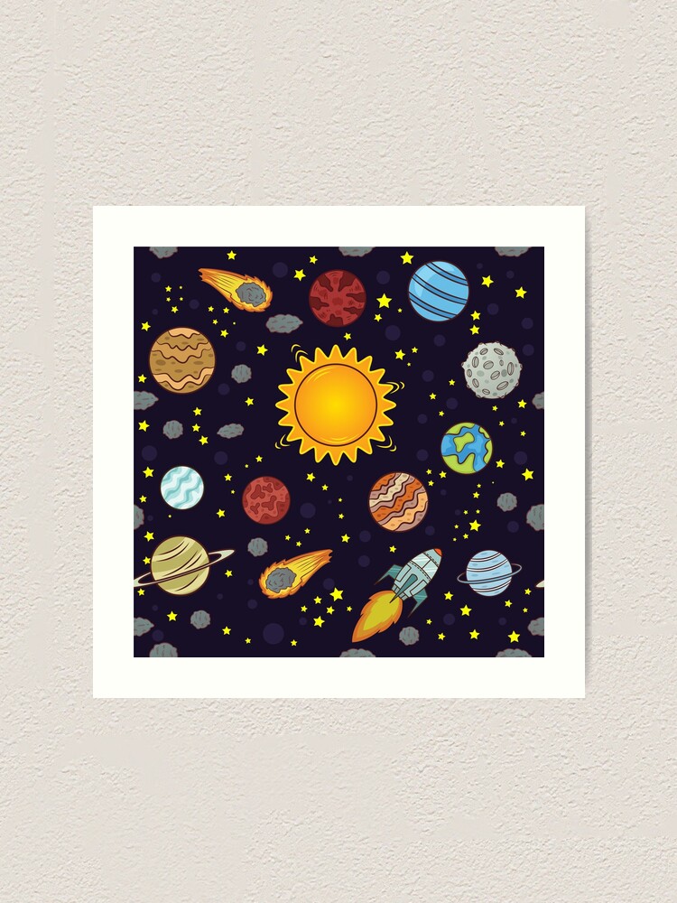 "Magic School Bus Solar System - Miss Frizzle Costume" Art Print by ...