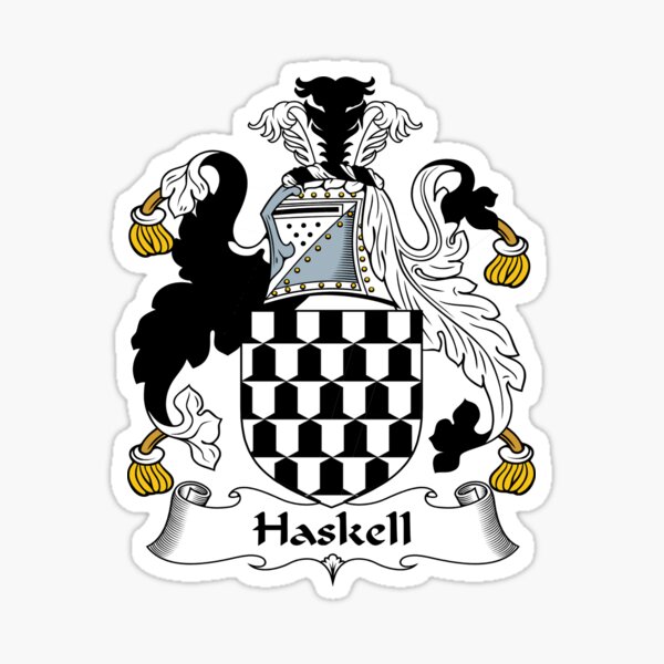 "Haskell" Sticker by HaroldHeraldry | Redbubble